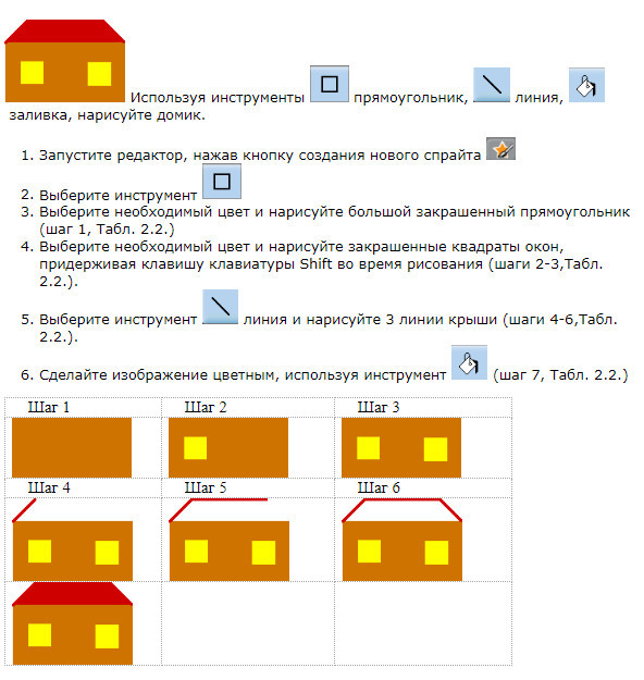 Как в скретч нарисовать домик?