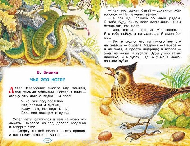 Рассказ о природе для 3 класса, короткий с рисунком, где найти?