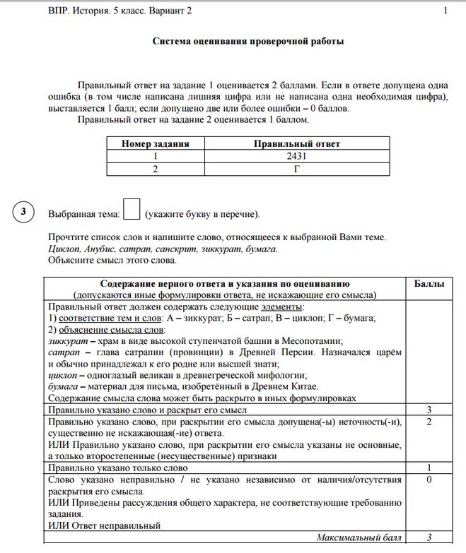 ВПР по истории 5 класс с ответами 2018 г все варианты с ответами-где найти?